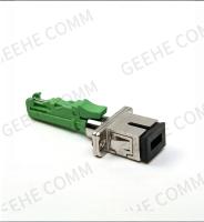 China E2000 Male to SC Female Singlemode Simplex E2000 Fiber Optic Cable Hybrid Adapter/Coupler for sale