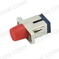 China FC Female to SC Female Singlemode Simplex Fiber Optic Hybrid Adapter Coupler 0.2dB Insertion Loss for sale