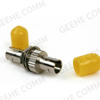 China ST Female to ST Female Singlemode Fiber Optic Hybrid Adapter Coupler 0.2dB Insertion Loss for sale