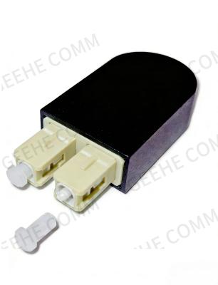 China SC/UPC Multimode OM3 Duplex Fiber Optic Loopback Adapter 50/125 for Network Testing for sale