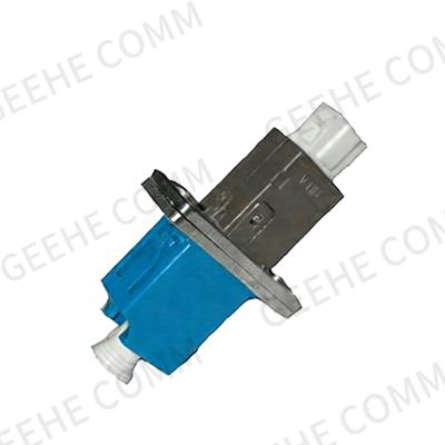 China LC/UPC Female to MU/UPC Female Singlemode Fiber Optic Hybrid Adapter Simplex 0.2dB Loss for sale