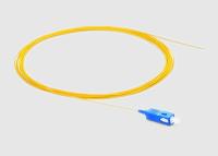 China Single Mode Simplex SC APC 9/125 0.9mm Fiber Optic Pigtail for sale