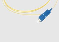 China Single Mode Simplex SC APC 9/125 0.9mm Fiber Optic Pigtail for sale