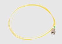 China Single Mode OS2 FC/APC 20M Fiber Optic Pigtail Simplex 9/125um Yellow Jacket for sale