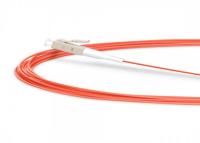 China SM 9/125 LC 0.9mm OFNP Fiber Optic Pigtail for sale
