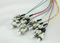 China 12 Fiber 12 Color Fan Out FC 2M Single Mode Fiber Pigtail APC Low Loss for sale