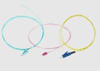 China PVC APC 3m 10Gb 50/125um LC OM1 Multimode Fiber Pigtail for sale
