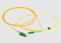 China PVC APC 3m 10Gb 50/125um LC OM1 Multimode Fiber Pigtail for sale