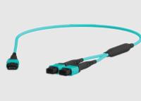 China 3.0MM 100G OM4 MPO Fiber Cable for sale