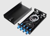 China 8 Port LGX Fiber Optic Patch Panel 1U Rack Mount LC Multimode for sale