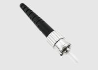 China 3.0mm ST Fiber Optic Connector PC Single Mode Low Insertion Loss Zirconia Ferrule for sale