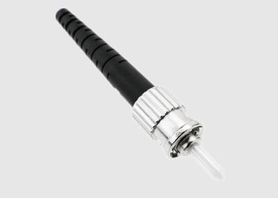 China 3.0mm ST Fiber Optic Connector PC Single Mode Low Insertion Loss Zirconia Ferrule for sale