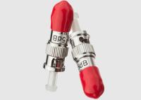 China ST/UPC 20dB Male To Female Variable Fiber Optic Attenuator for sale