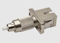 China 62.5/125 Multimode FC to SC Fiber Optic Hybrid Adapter Ceramic Sleeve 0.2dB for sale