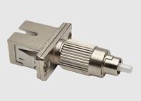 China 62.5/125 Multimode FC to SC Fiber Optic Hybrid Adapter Ceramic Sleeve 0.2dB for sale