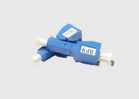 China LC UPC Single Mode Fiber Optic Attenuator Male to Female 1dB 2dB 1310nm 1550nm for sale