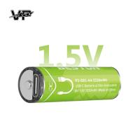 China USB 1.5V AA Constant Voltage Rechargeable VP Lithium Ion Battery 2220mWh for sale