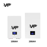 China VP Lifepo4 Wall Mounted Lithium Battery 51.2V 100ah 200AH For Home Energy Storage for sale