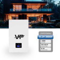 China VP Lifepo4 Wall Mounted Lithium Battery 51.2V 100ah 200AH For Home Energy Storage for sale