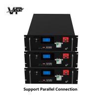 China 100AH 5.12KWH Power Scalable Rack Mounted Solar Power Storage System For Apartment VP Batteries for sale