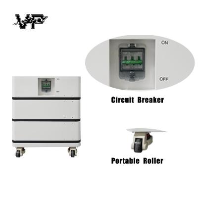 China VP 10.24KWH 204.8V Small High Voltage Battery Power Cabinet Home Energy Storage System for sale