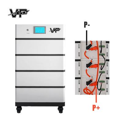 China VP 20.4KWH 409.6V Household Energy Storage System Lithium Battery Pack 4*32S1P for sale