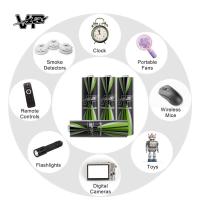 China AA LR6 AM3 Dry Alkaline Cell Battery Stable 1.5V 400Mins Long Lasting Power VP Batteries for sale