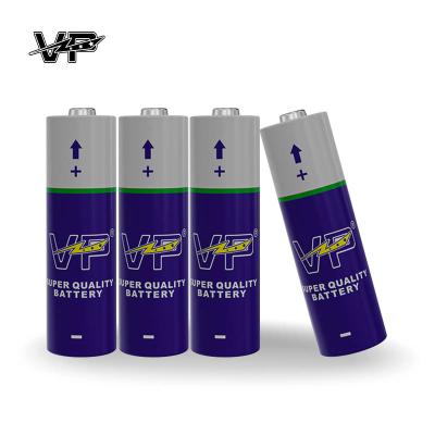 China AA Size 60Mins Carbon Zinc Battery R6S UM3 VP Dry Cell Supplier PVC Jacket for sale