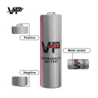 China Anti Corrosion VP Batteries R6P AA UM3 Metal Shell Carbon Zinc Battery  90mins 16g for sale