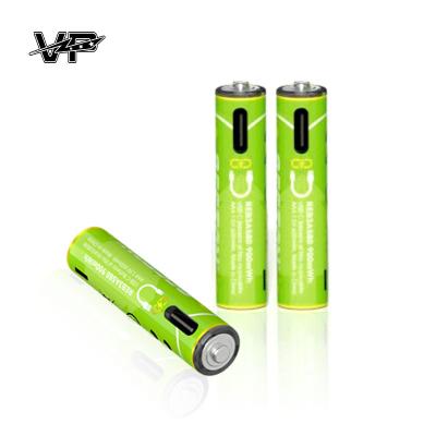 China 900mWh AAA Lithium ion Battery High Energy Output 1.5V Voltage Li-ion Cell for sale