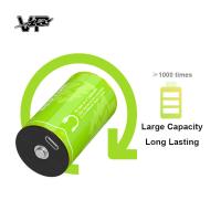 China Super Heavy Duty D Size 7400mWh VP Rechargeable Li Ion Battery Type-C Portable Charging for sale