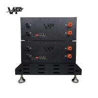 China VP 100Ah LiFePO4 Battery Box Lithium Solar Energy Storage Batteries Foot Type for sale