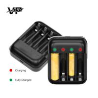 China VP M7032 4 Slot Smart AA and AAA Li ion Battery Charger with Charging Indicator for sale
