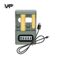 China VP 1.2V 1.5V LI-Ion AA AAA Battery Charger 4 Slots Smart Portable Charging Compartment for sale