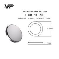 China VP Coin CR Cells 1130 3V Lithium Button Battery CR1130 60mAH 0.9g for sale