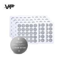 China Lithium Cell CR1220 3V VP Button Battery For Watches Remote Controls CE Certified for sale