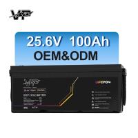 China 25.6V 100AH IP 65 Motorhomes Deep Cycle Alternative to Lead-acid VP Lithium Batteries for RVs for sale
