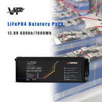 China 7680Wh VP Prismatic LiFePO4 12V 600AH Lead to Lithium Upgrade Energy Storage Battery for sale