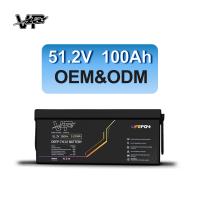 China 51.2V 100AH Smart Solar VP Batteries Lithium iron Phosphate Pack for Electric Power Systems for sale