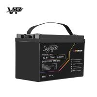 China IP65 Long Life 50Ah 12.8V VP Lead to Lithium Ion Battery Recharge Lifepo4 Energy Storage for sale