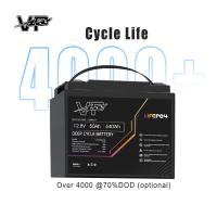 China IP65 Long Life 50Ah 12.8V VP Lead to Lithium Ion Battery Recharge Lifepo4 Energy Storage for sale
