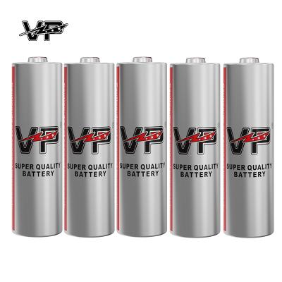 China Double A UM3 VP 90Mins Long Lasting Carbon Zinc Battery AA Metal Casing for sale