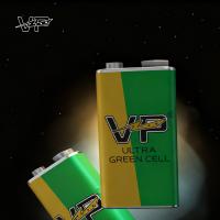 China Customized Brand 6F22 VP Carbon Zinc Battery 9V 006P Stable Power for Daily Use for sale