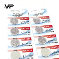 China Coin Type CR 2032 VP Lithium 3V 220mHA Button Battery Leakproof Dry Cell for sale