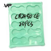 China Li-MnO2 Button Cell CR2450 VP Lithium Manganese Dioxide Battery 570mHA 20PCS for sale