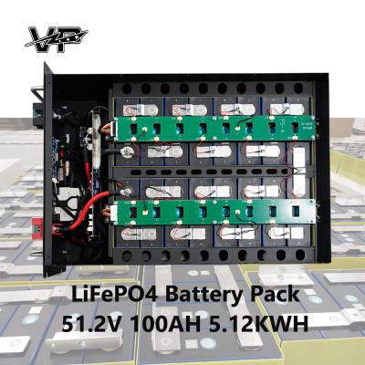 China VP Modular 100AH 48V Solar LiFePO4 Battery Stackable Rack-Mount Solar Storage for OEM for sale