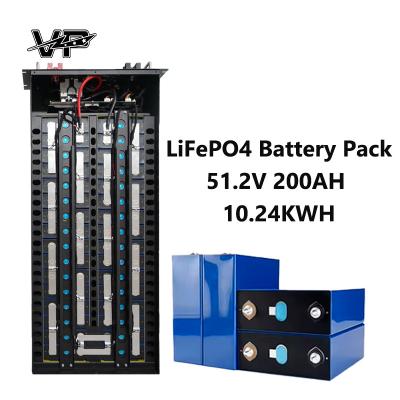 China 200AH 10.24KWH VP LiFePO4 Energy Storage Battery 48V 51.2V Deep Cycle Off-Grid Systems for sale