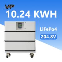 China 10.24KWH High Voltage VP LiFePO4 System Split Stackable Energy Storage Battery for sale