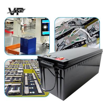 China Customized 12V 200AH VP Energy Storage LiFePO4 Battery with Deep Cycle for sale