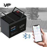 China VP Lithium 12V 100Ah Energy Storage System Bluetooth LiFePO4 Battery for sale